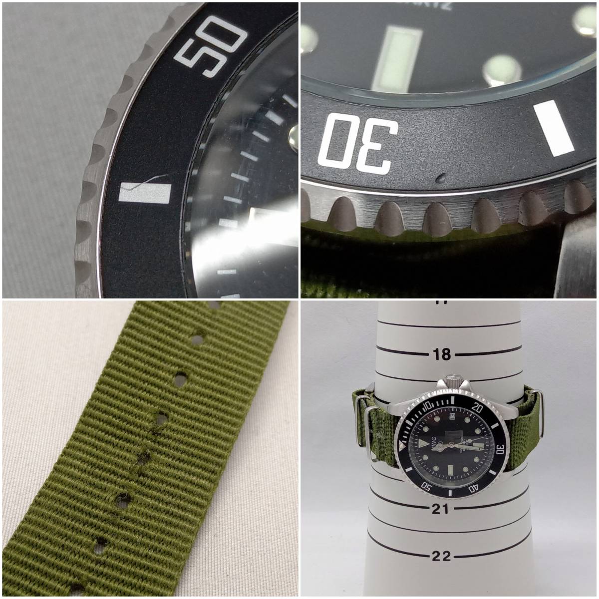 Yahoo!オークション - MWC ミリタリーウォッチ 0577 ダイバー アナログ...