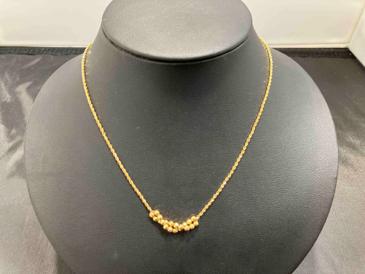 Yahoo!オークション - K18 42cm 5.7g ゴールドネックレス ジュエリー ...