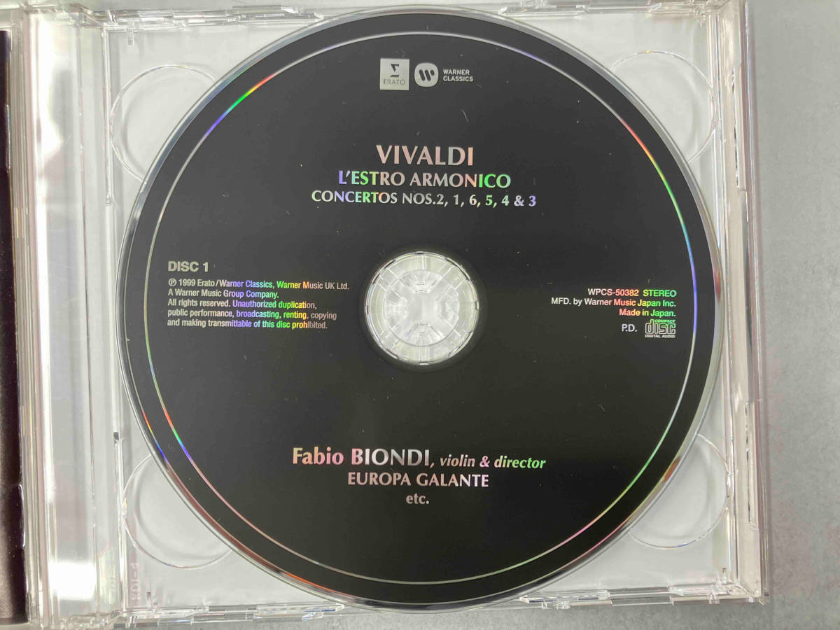 Yahoo!オークション - ファビオ・ビオンディ(vn cond) CD ヴィヴァルデ...