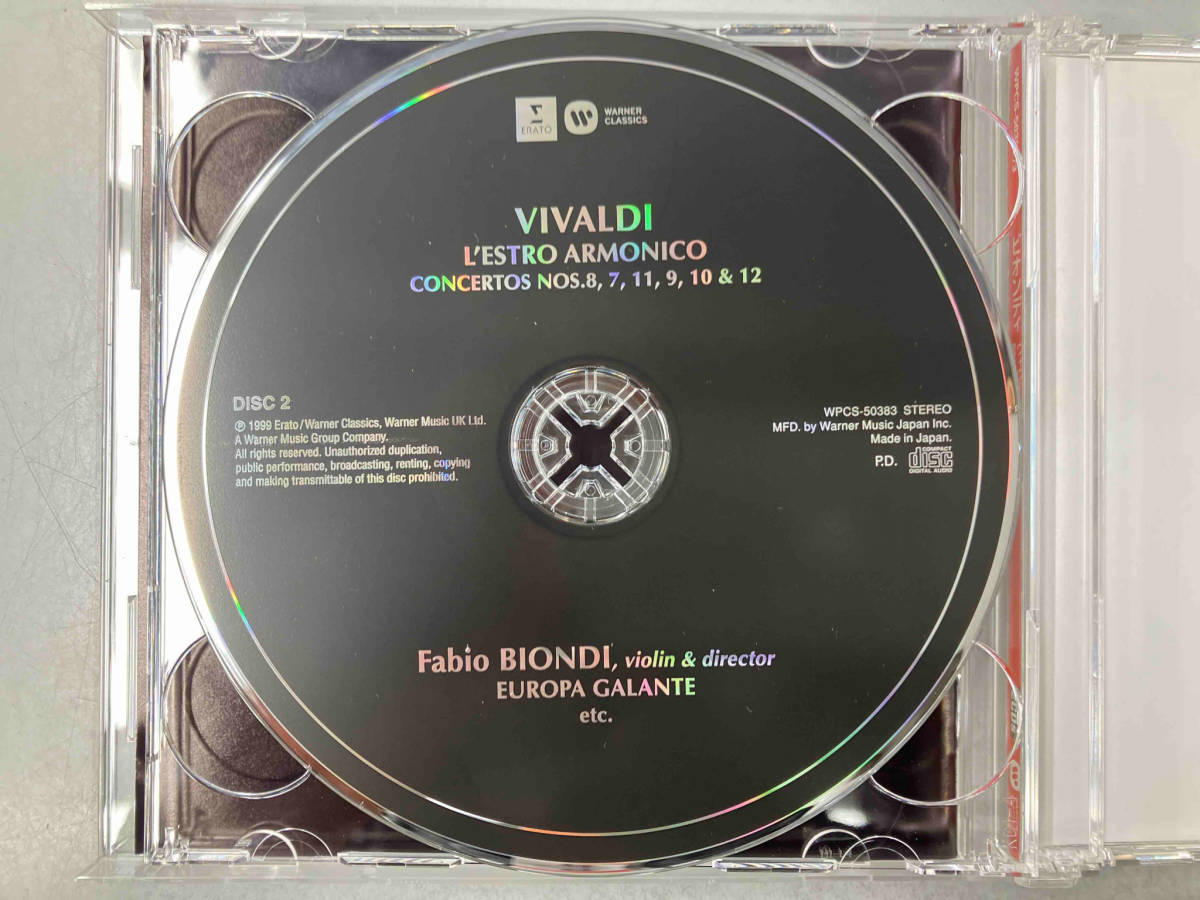 Yahoo!オークション - ファビオ・ビオンディ(vn cond) CD ヴィヴァルデ...