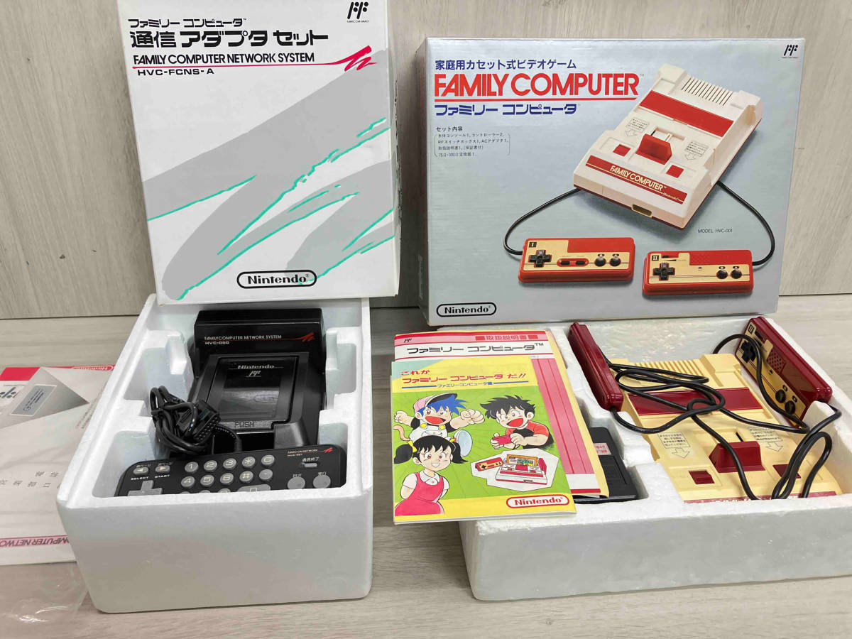 Yahoo!オークション - ジャンク ファミコン本体+通信アダプタセット 任...