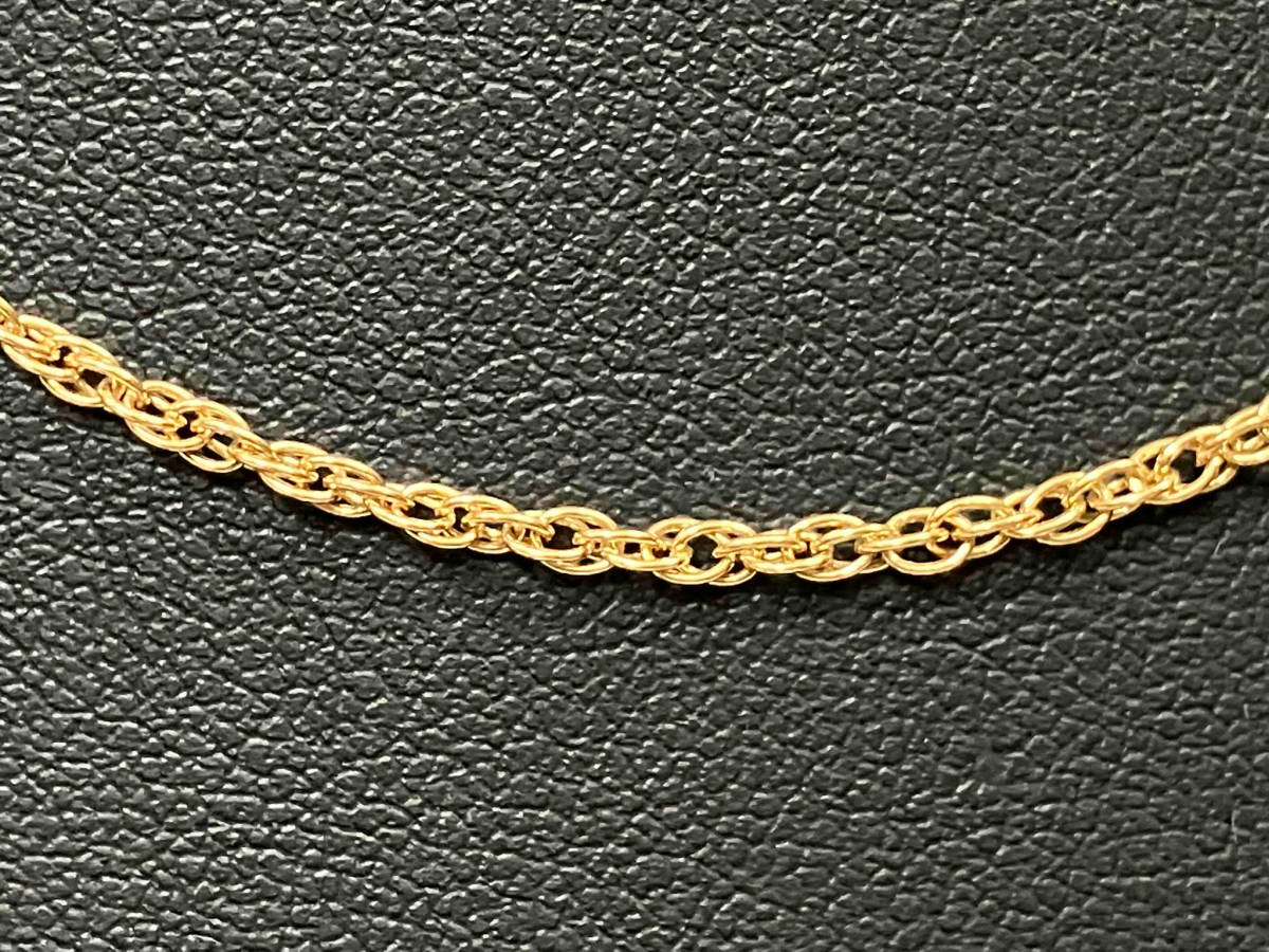 Yahoo!オークション - K18 ネックレス 40cm 4.3g 幅0.2cm トリプレット...