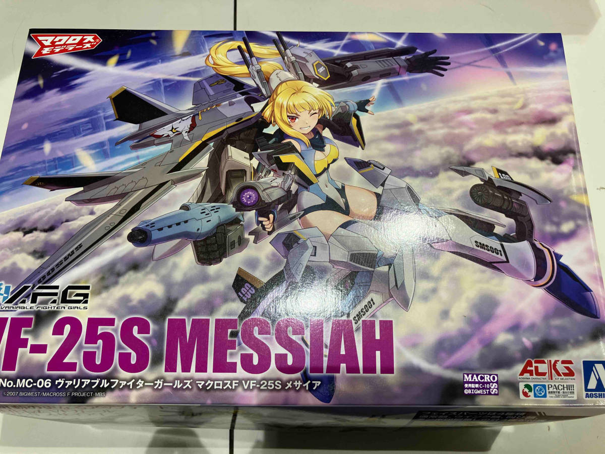 Yahoo!オークション - プラモデル アオシマ VF-25S メサイア V.F.G. AC...