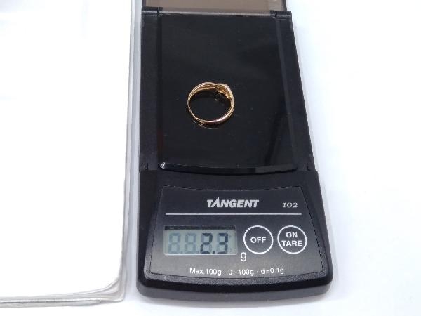 Yahoo!オークション - 【新品仕上げ済】 K18 ダイヤモンド 0.08ct リン...