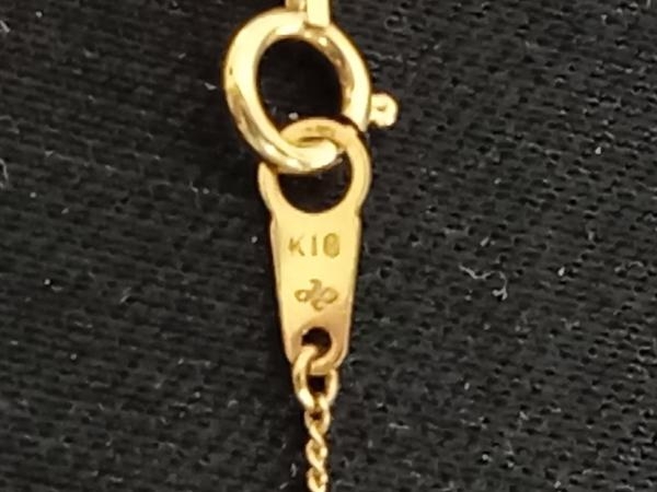 Yahoo!オークション - K18 イエローゴールド 41㎝ ダイヤモンド D0.11c...