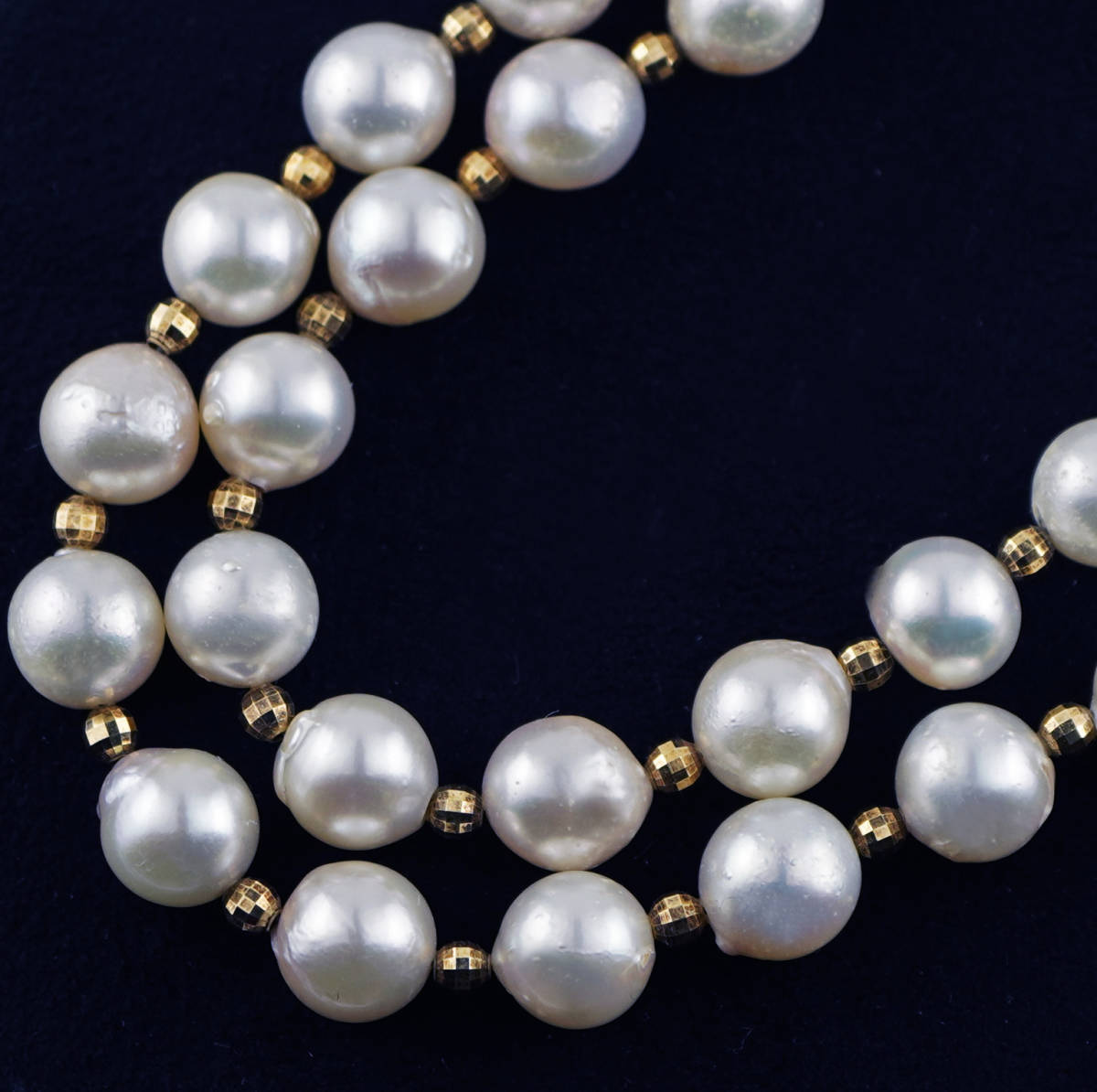 ジュエリー卸直販 あこや真珠 8.0㎜ 8.5㎜ オールK14クラスプ＆パーツ 60㎝ロング デザインネックレス 限定品 1円(アコヤ真珠)｜売買されたオークション情報、yahooの商品情報を ...