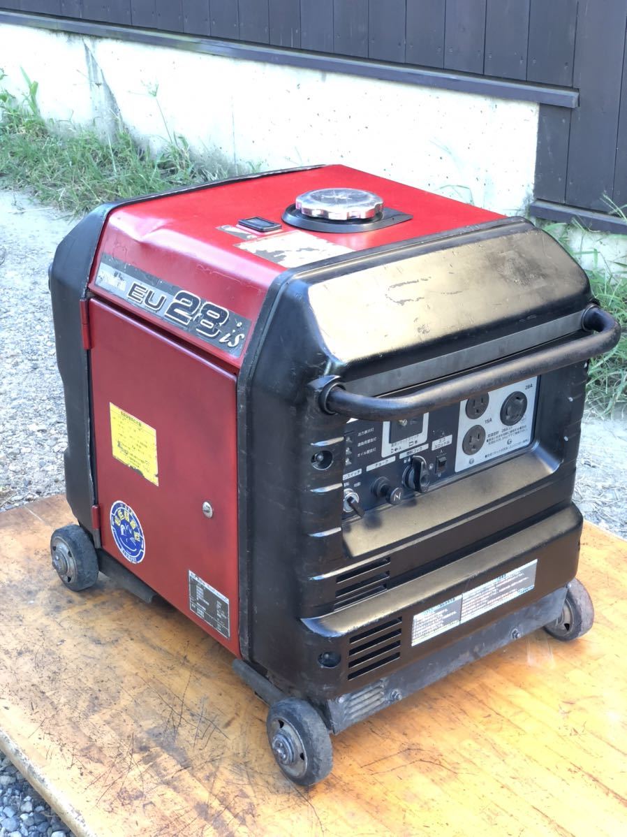 Yahoo!オークション - ホンダ 2.8KVAインバーター発電機 EU28is 4サイ...