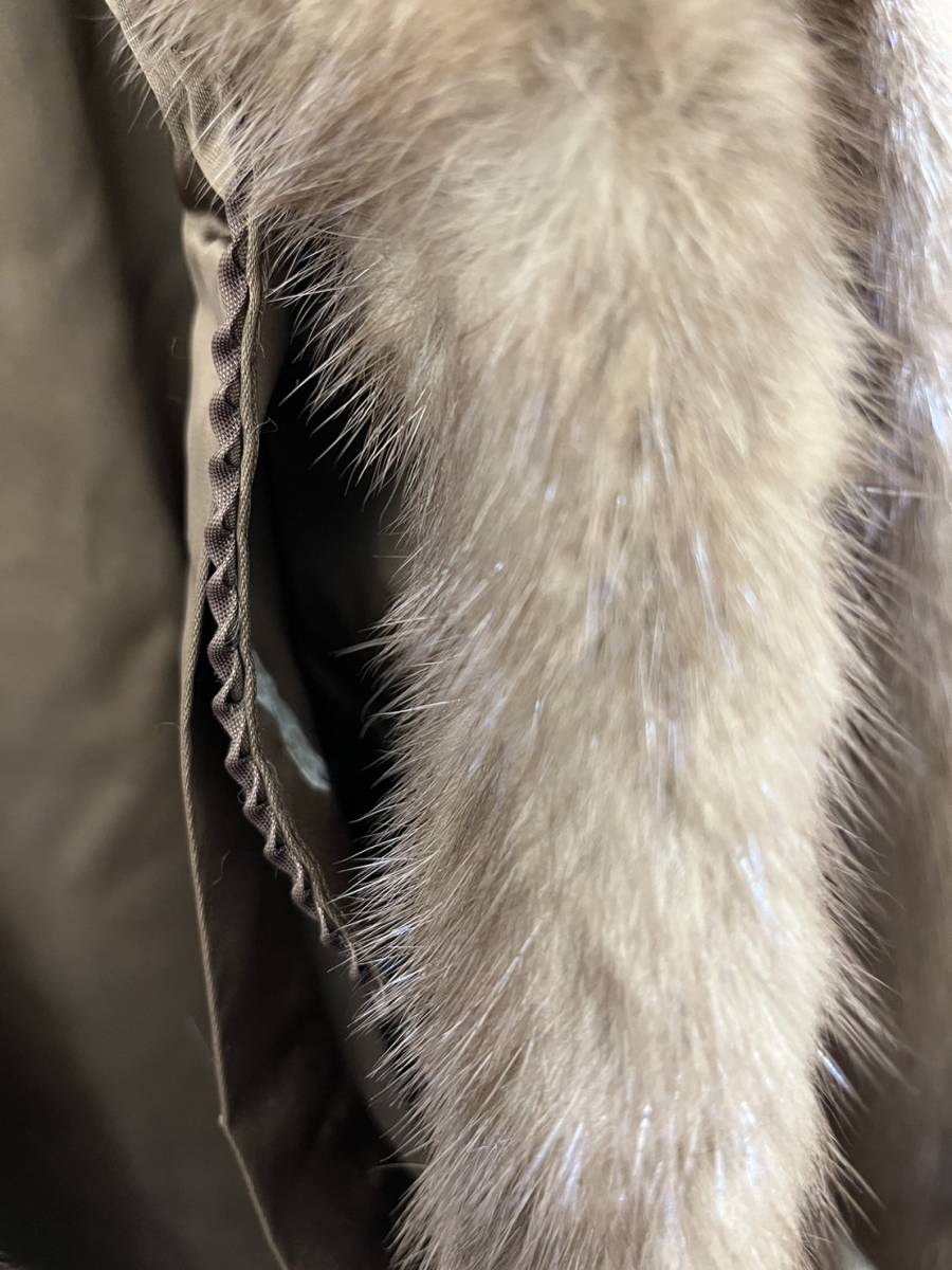 代購代標第一品牌－樂淘letao－【DOM-918】1円スタート RIVIERA リヴィエラ ORIGINAL FUR ファー Zenshin 毛皮 コート ブラウン系 裏地ネーム刺繍有 冬 ...