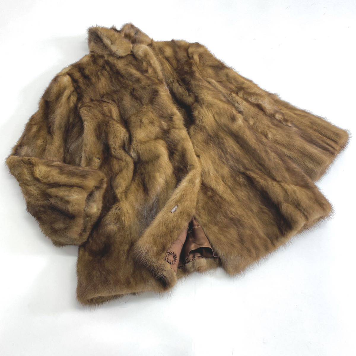 Yahoo!オークション - j19-14 最高級毛皮 デミバフミンク ミンクファー...