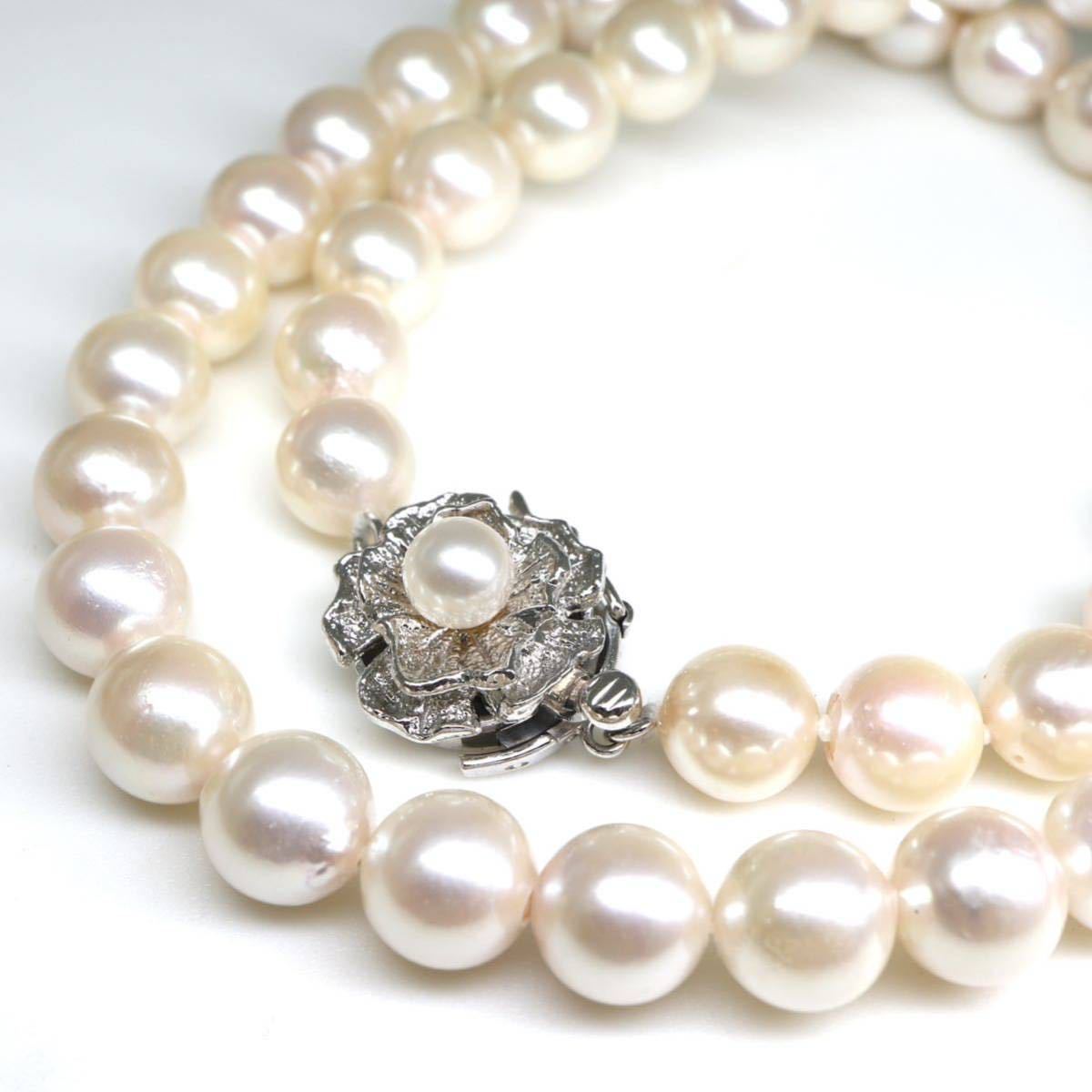良質 JEWELRY MAKI ジュエリーマキ アコヤ本真珠ネックレス O 42.9g 42.5cm 8.0-8.5mm珠 真珠 pearl necklace ジュエリー DG0/EB0 ...