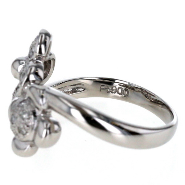 Pt900 プラチナ リング ダイヤモンド 0.12ct メレダイヤ Pt900 プラチナ リング ダイヤモンド 0.12ct メレダイヤ