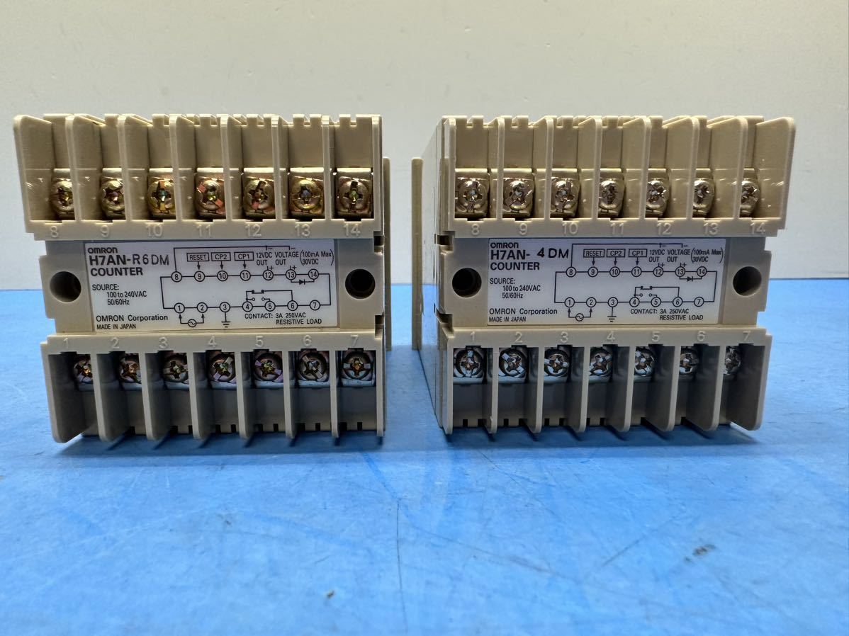 Yahoo!オークション - OMRON 電子カウンタ H7AN-4DM /H7AN-R6DM/ 2個 ...