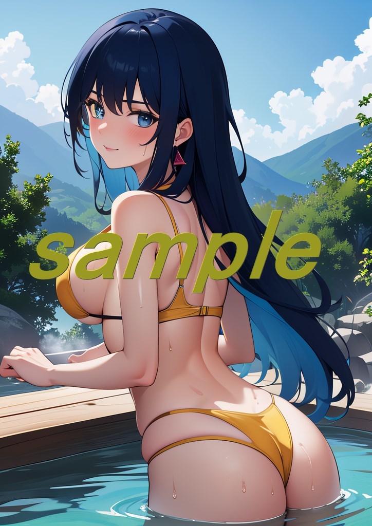 Yahoo!オークション - 782 ダーティペア ユリ 温泉 同人 アニメ ポスタ...