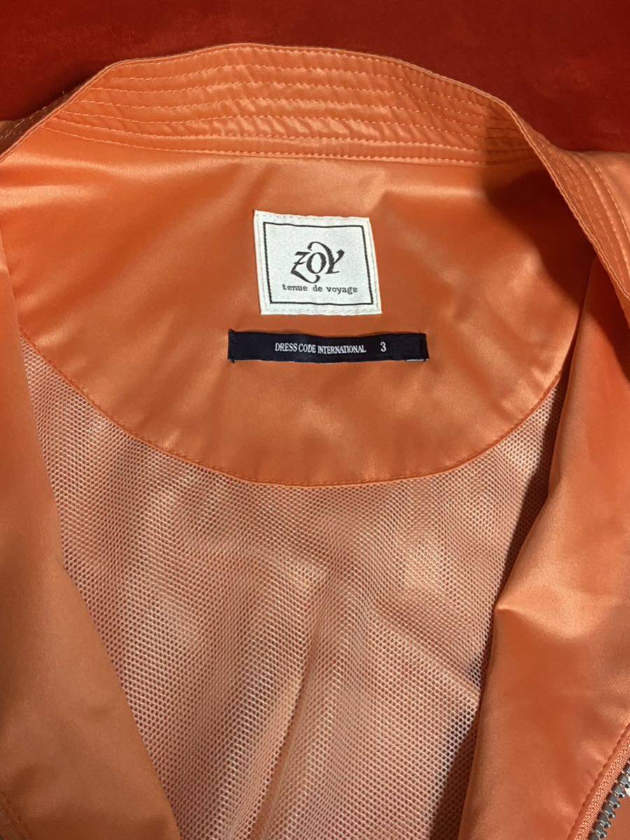 日本代購代標第一品牌【樂淘letao】－ZOY ゾーイ 半袖 ブルゾン 裏地メッシュ サイズ3