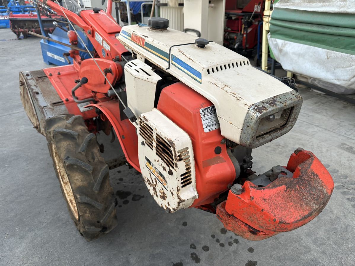 Yahoo!オークション - 売り切り【静岡】管理機 耕運機 クボタ T702 ガ...