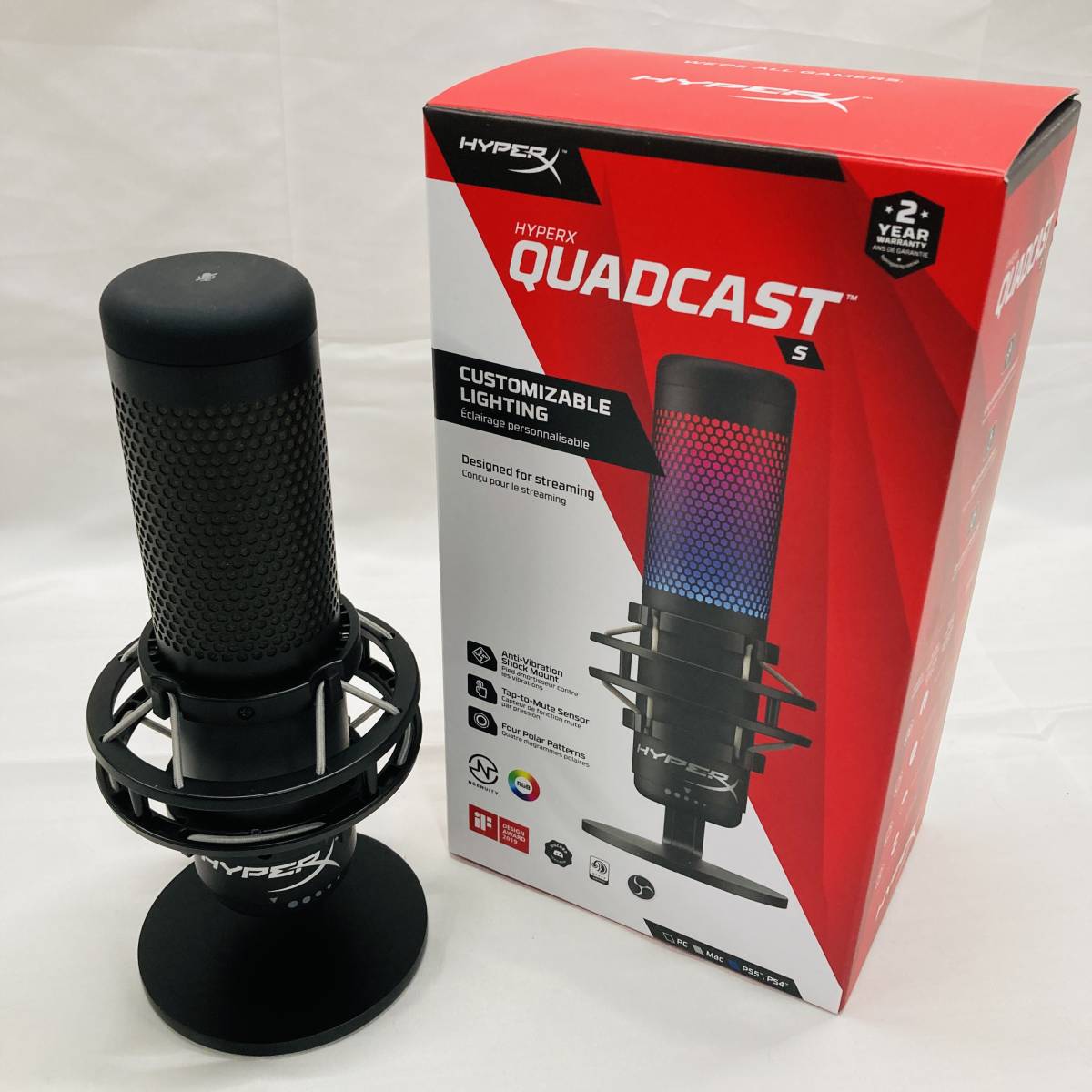 Yahoo!オークション - 62Sハイパーエックス「Hyper X QUADCAST S」 USB...