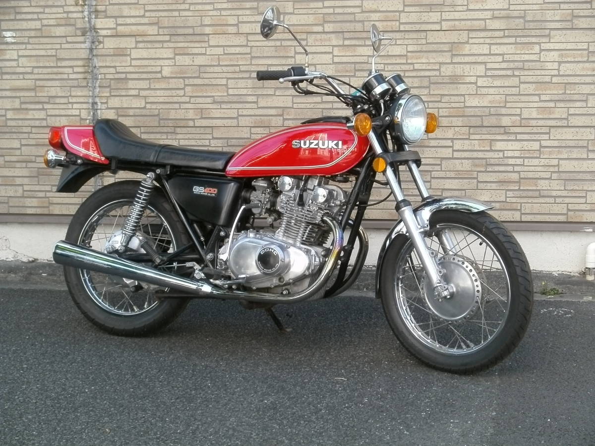 Yahoo!オークション - GS400 GS400X 初期型 希少 予備検査付き渡し フ...