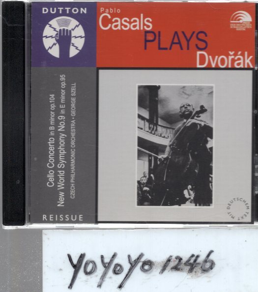 Yahoo!オークション - b519 CASALS PLAYS ドヴォルザーク/セル
