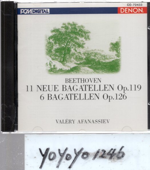 Yahoo!オークション - b233 ベートーヴェン 11 NEUE BAGATELLEN Op119...