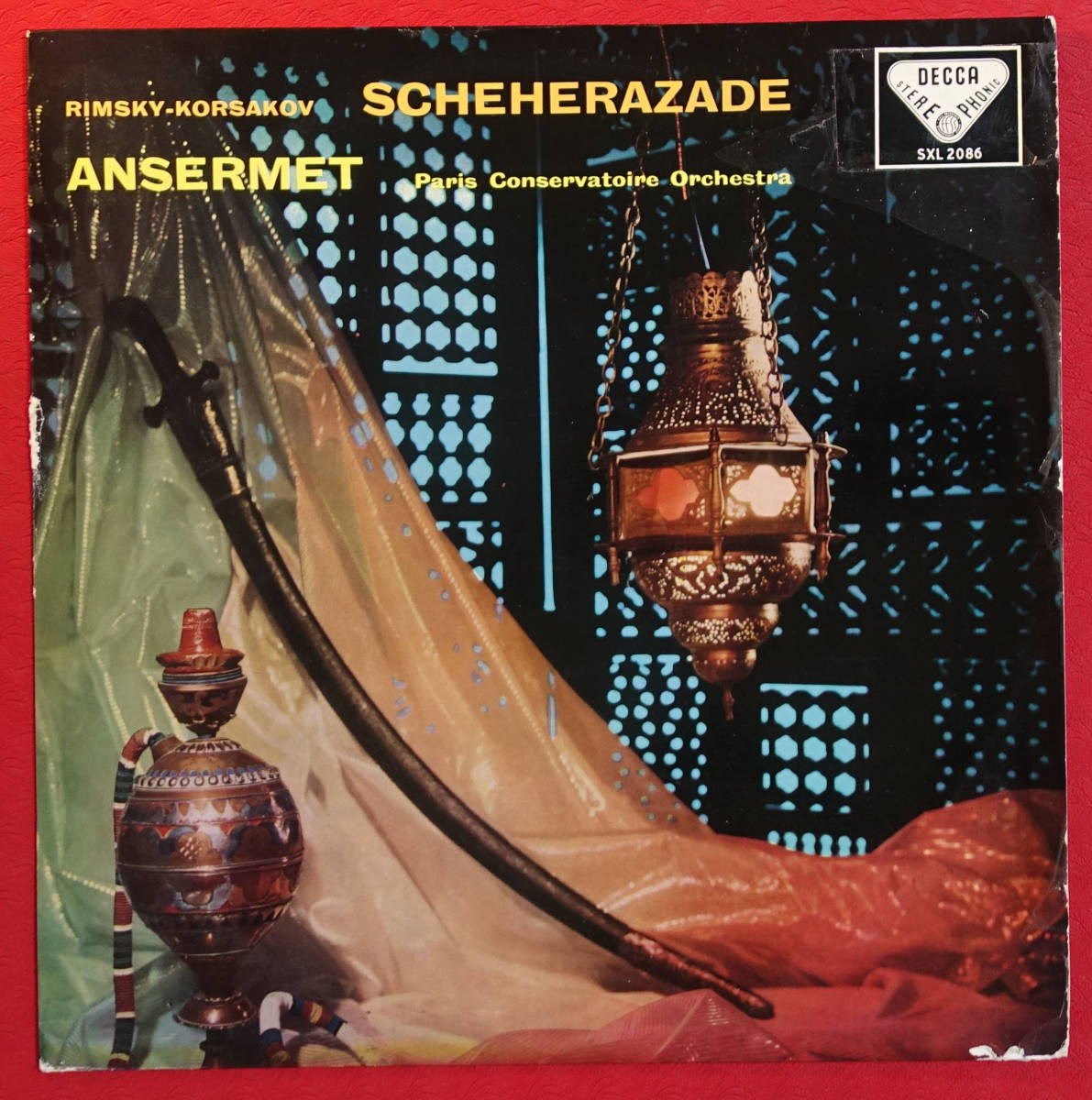 代購代標第一品牌－樂淘letao－極美! 英DECCA SXL 2086 ED1 交響組曲『シェヘラザード』アンセルメ BB