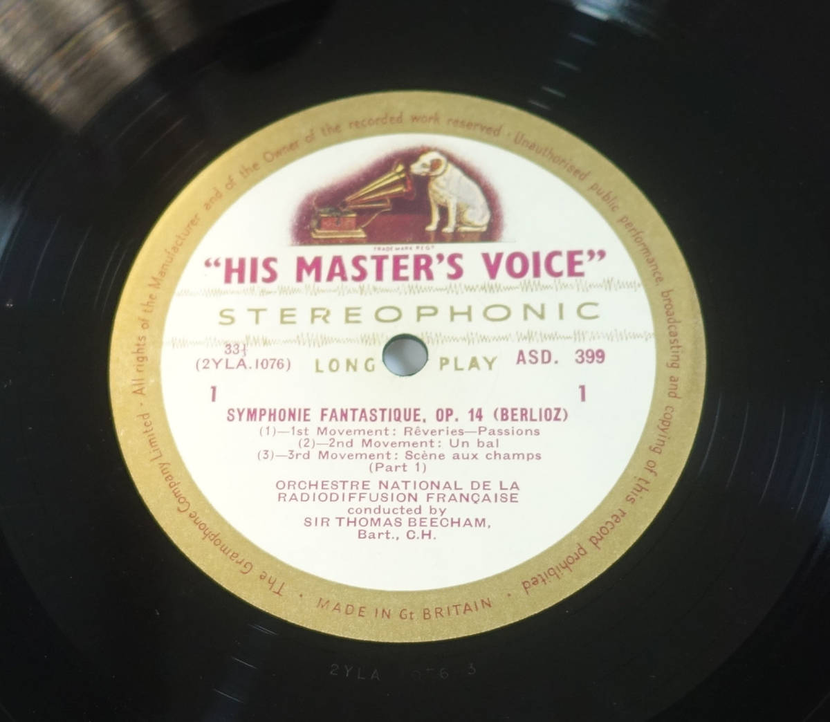 代購代標第一品牌－樂淘letao－英HMV ASD 399 ベルリオーズ: 幻想交響曲 トーマス・ビーチャム