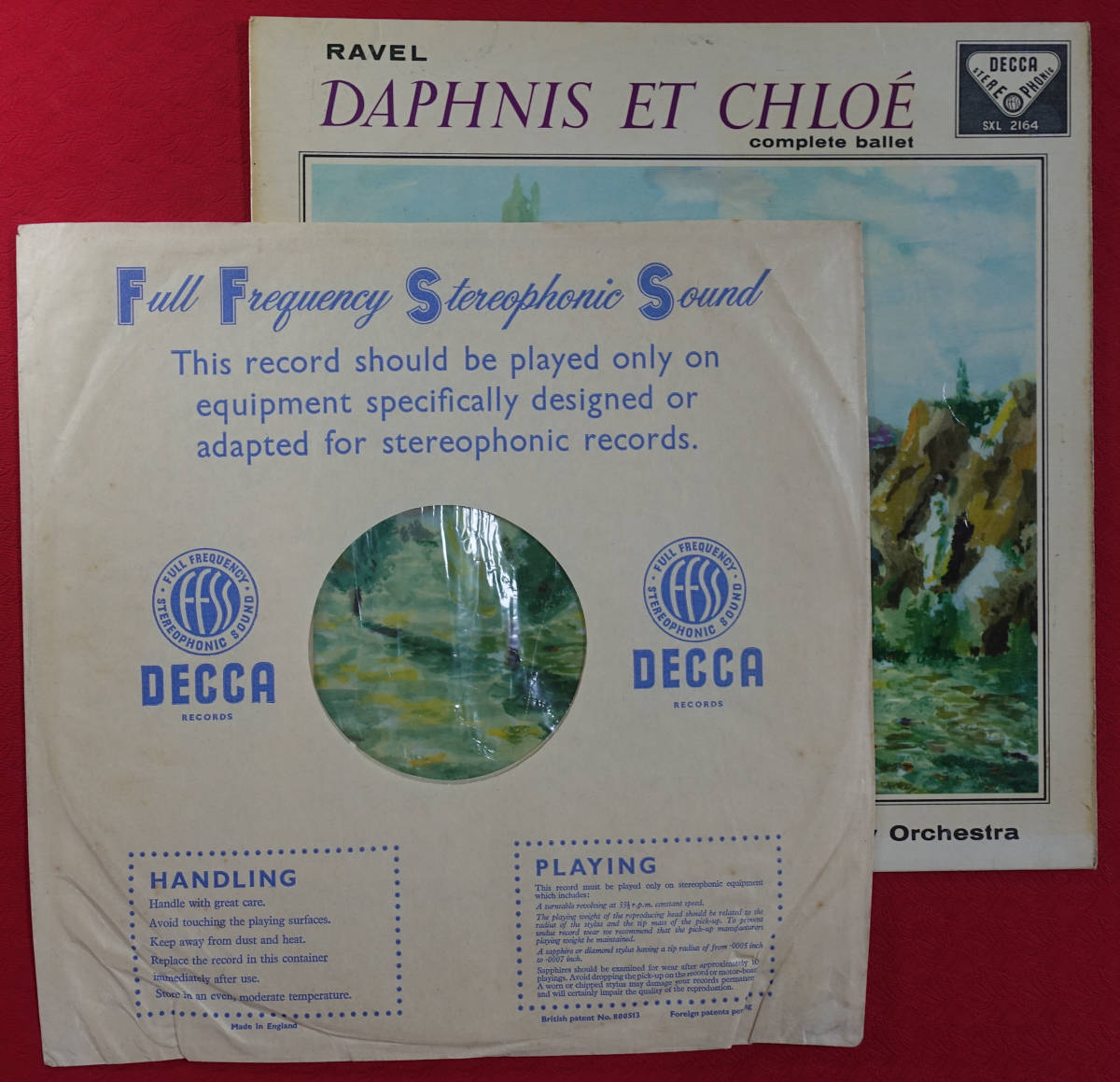 Yahoo!オークション - 極美 英DECCA SXL 2164 ED1『ダフニスとクロエ』...