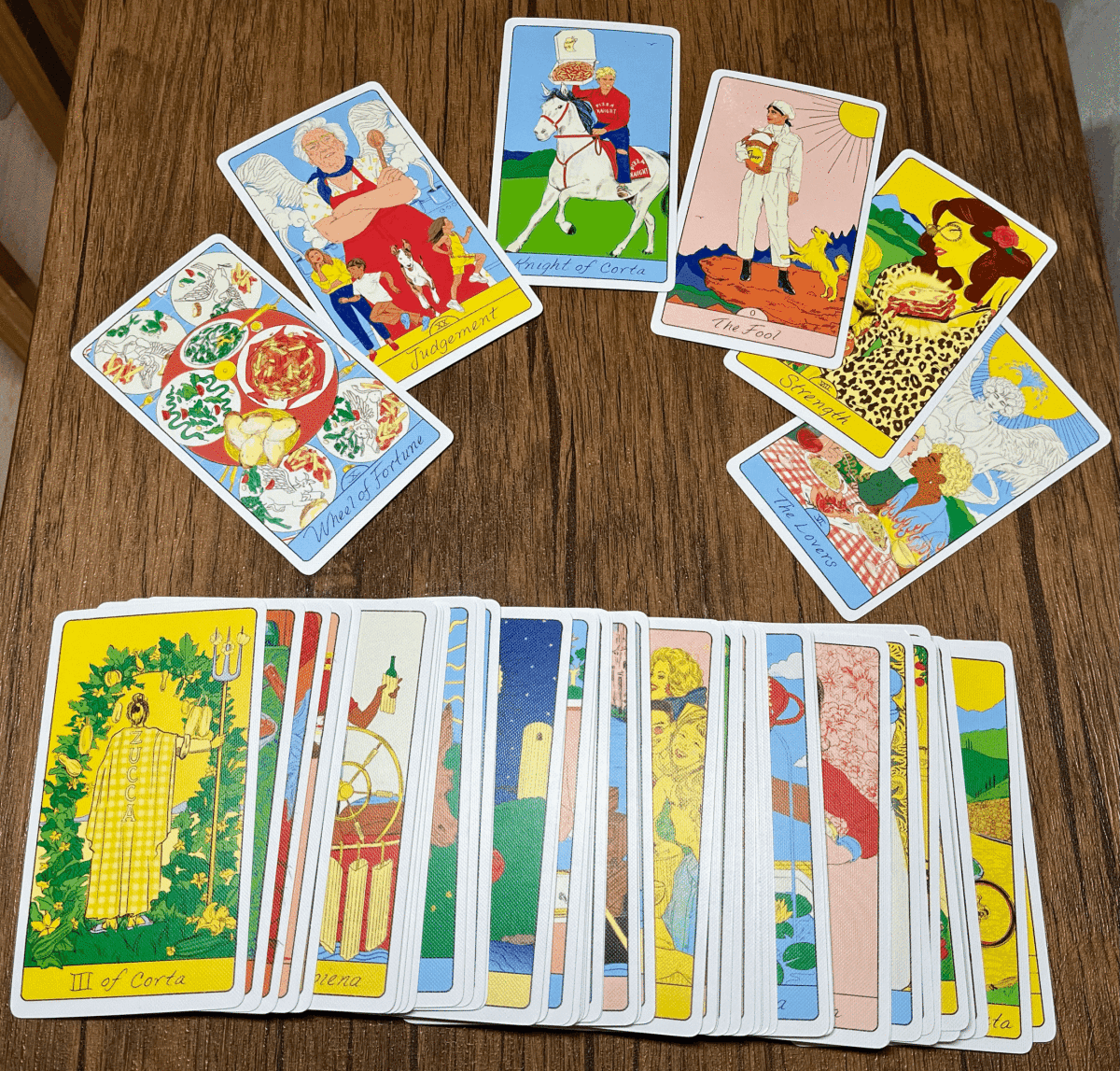 The Pasta Tarot: A 78-Card Deck for Delicious Divination Tarot Cards タロットカード 0593579380 978 ...
