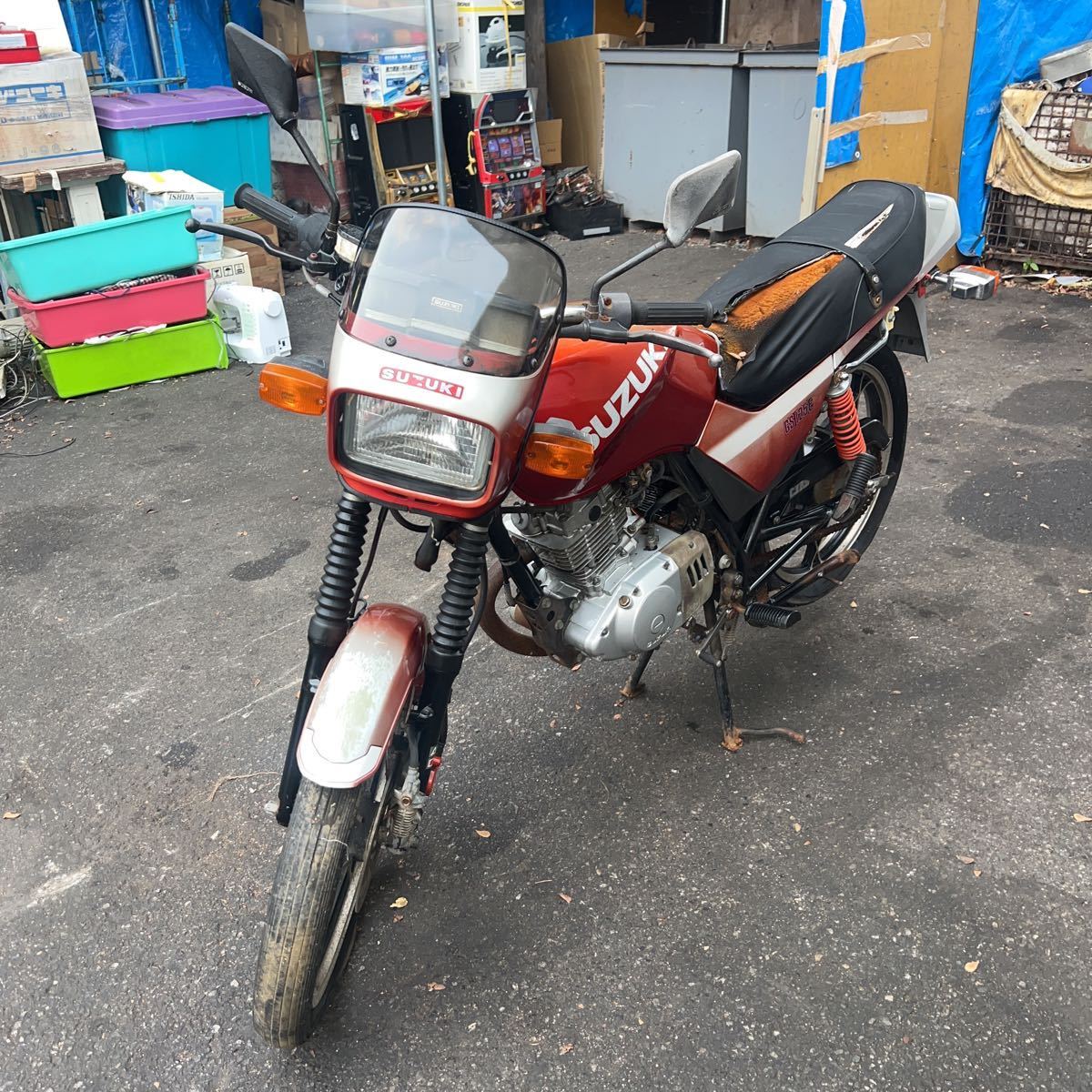 Yahoo!オークション - SUZUKI スズキ GS125E 不動