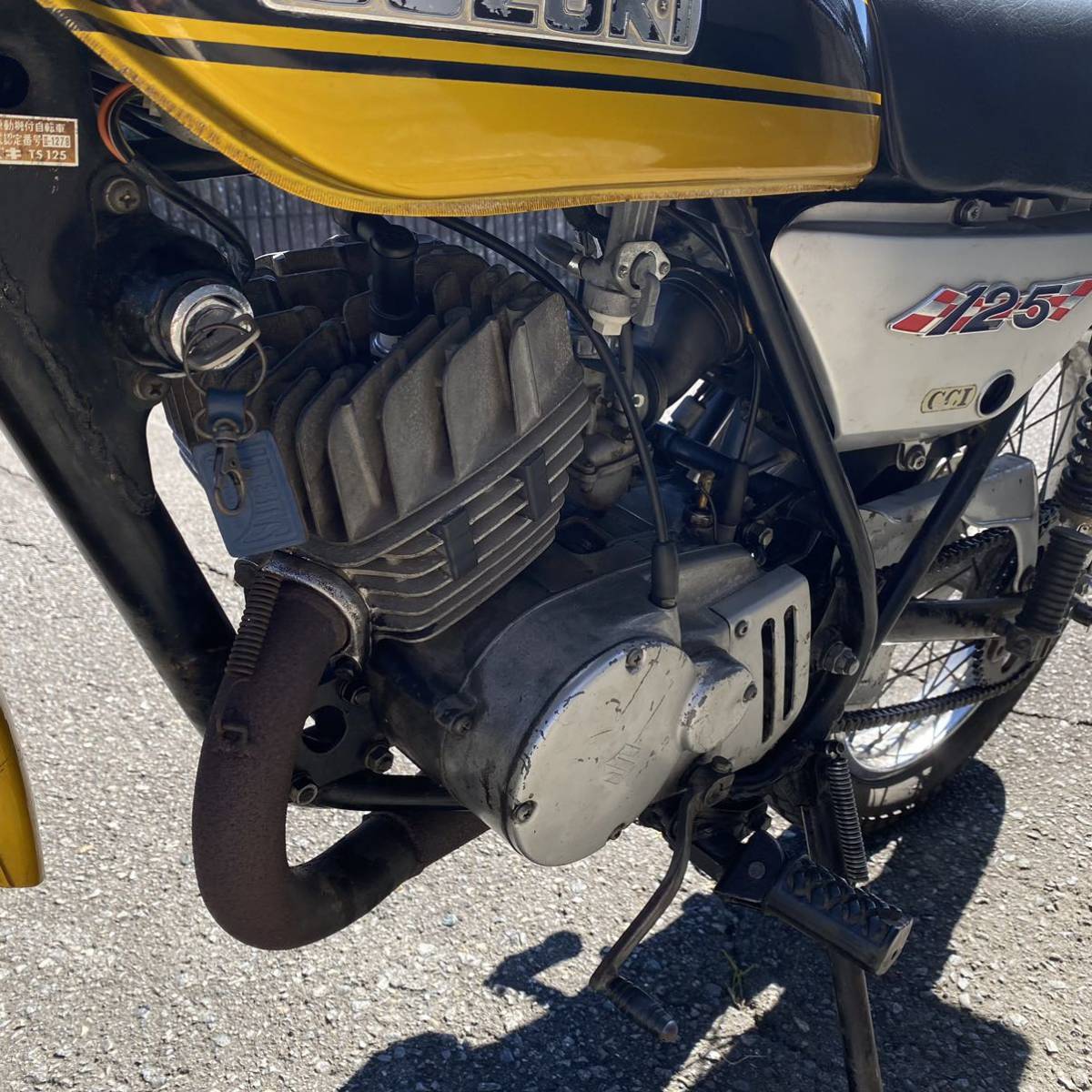 Yahoo!オークション - SUZUKI TS125 スズキ ハスラー125 希少な初期型 ...