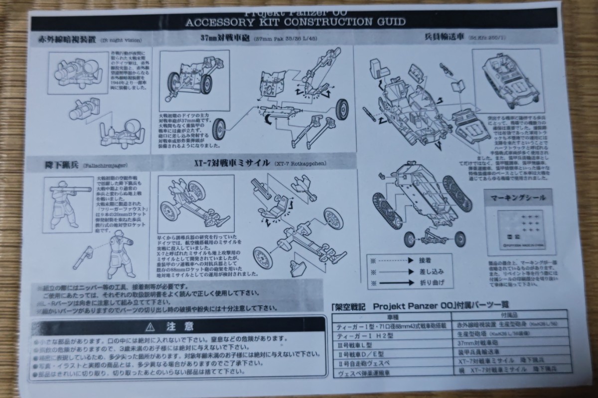 Yahoo!オークション - WTN 1/144 ポピー架空戦記 アクセサリーキット20...