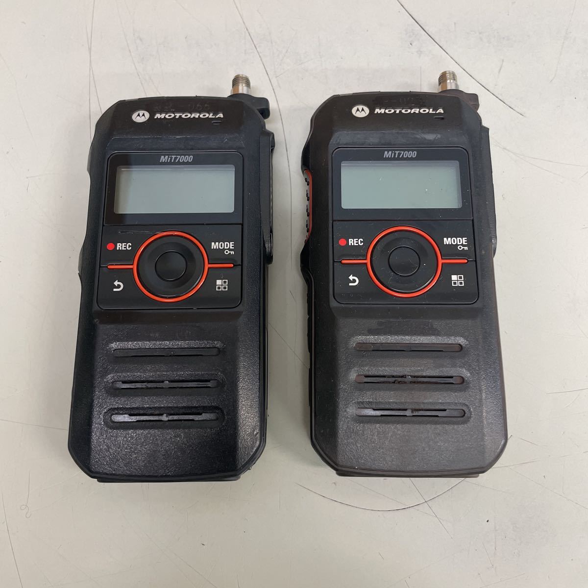 Yahoo!オークション - N019/2台セット MOTOROLA/MiT7000 デジタル簡易...
