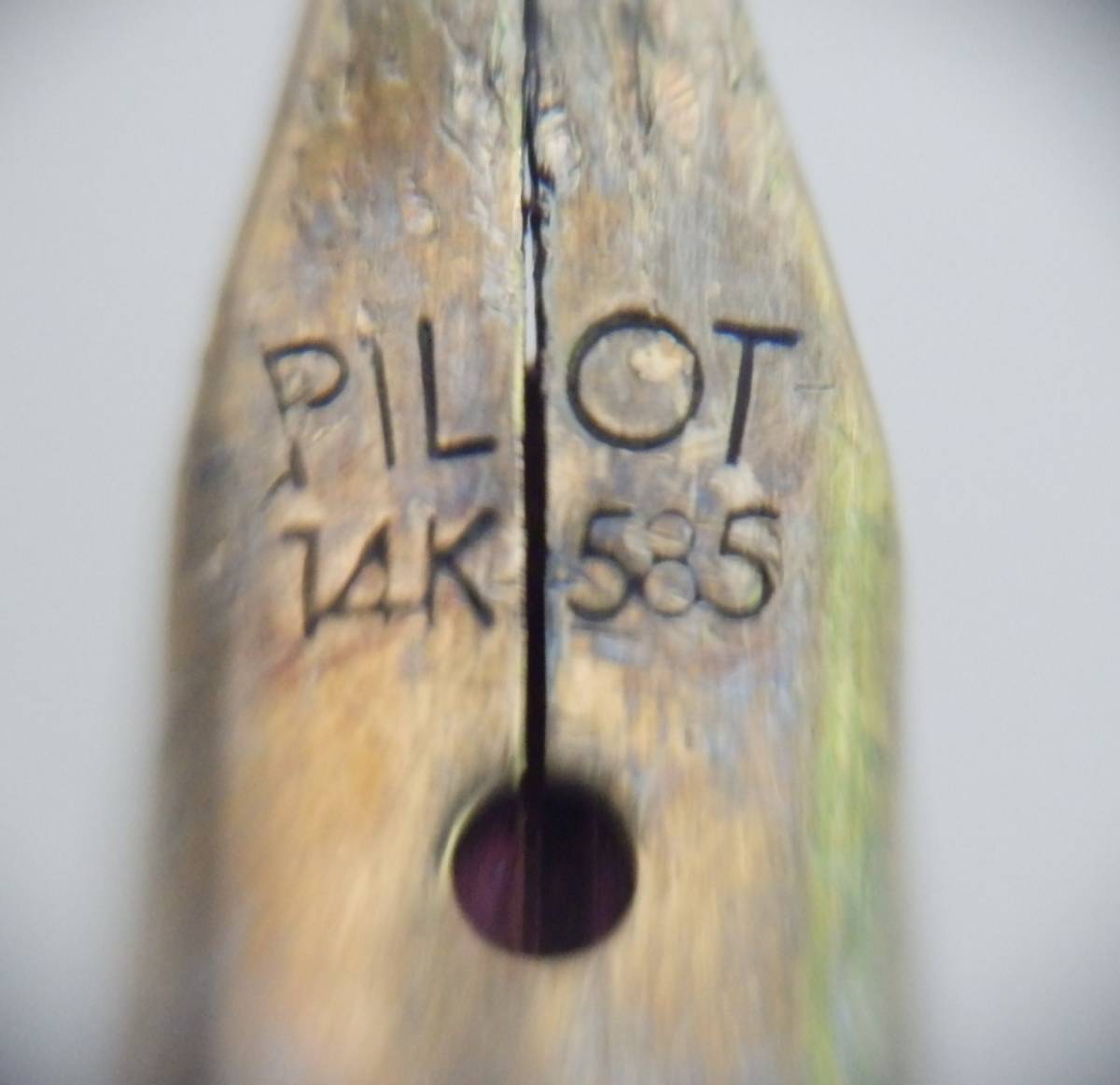 文具祭 パイロット 万年筆 ペン先 14K 585 PILOT 筆記未確認 文房具 筆記用具 シルバー ワインレッド系 レトロ(パイロット)｜売買されたオークション情報、yahooの商品情報を ...