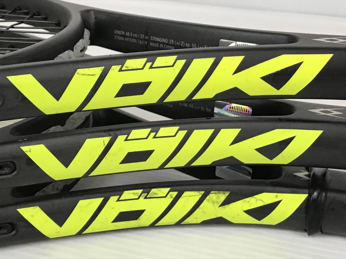 代購代標第一品牌－樂淘letao－VOLKL フォルクル V-SENSE ブイ センス テニスラケット V1 PRO テニス ラケット 硬式用 グリップG2 3本 まとめて セット 未使用