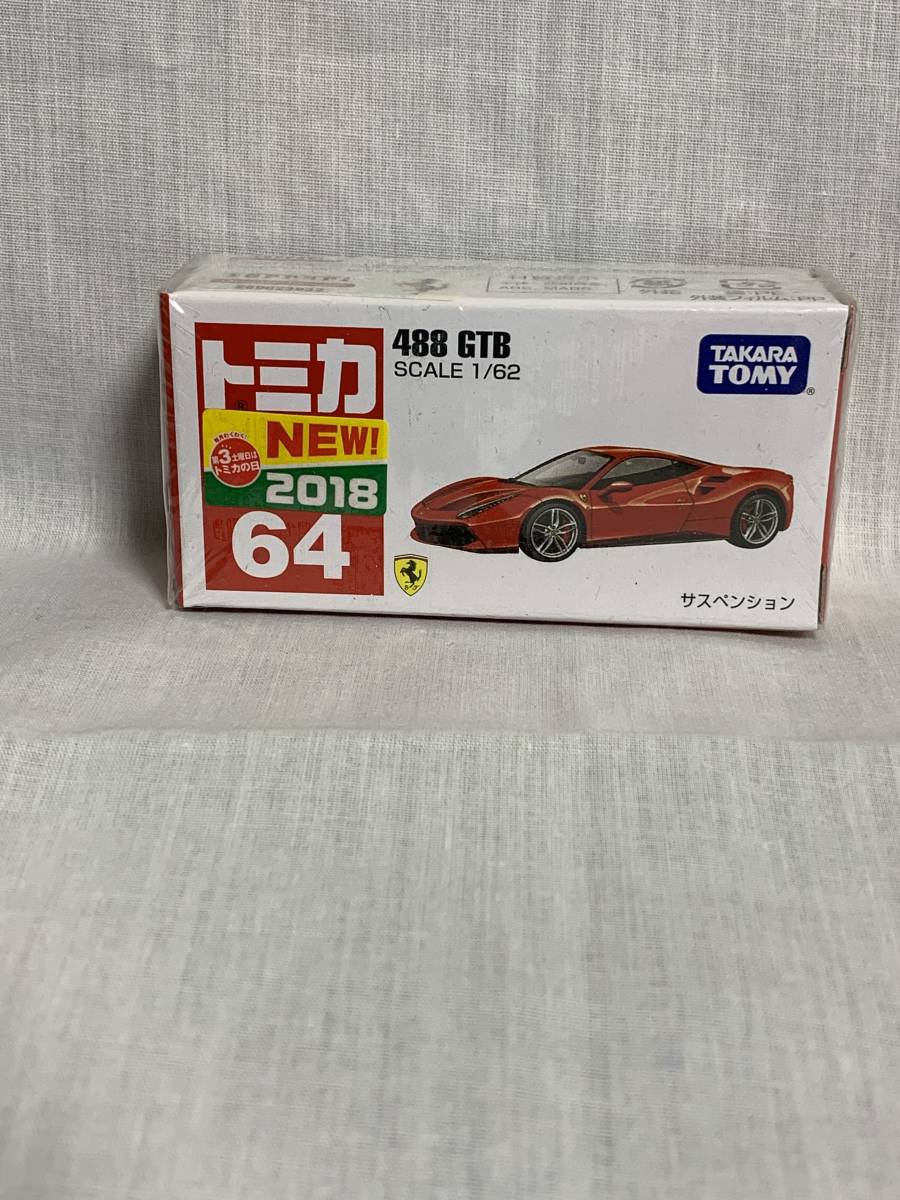 Yahoo!オークション - 未開封【お値打】トミカ64 488 GTB NEWシール
