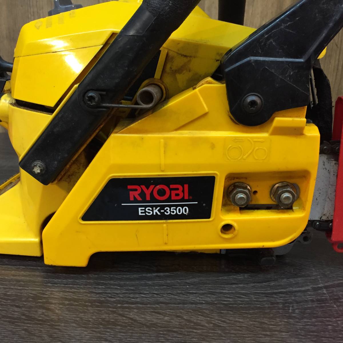 Yahoo!オークション - tu104 RYOBI リョービ エンジンチェーンソー ESK...