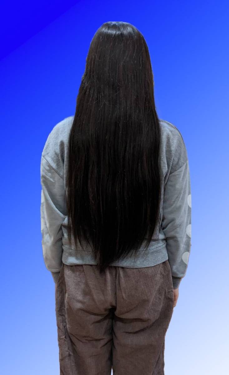 髪の毛 毛束 髪束 人毛 日本人 ヘアドネーション 黒髪 10代 45cm 106g(ヘアエクステンション)｜売買されたオークション情報、yahooの商品情報をアーカイブ公開 - オークファン ...