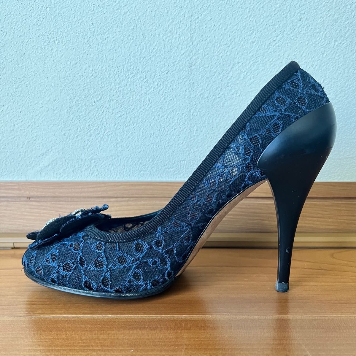 サイズ36 5 フラワービジューハイヒールパンプス CHANEL サイズ36 5 フラワービジューハイヒールパンプス CHANEL