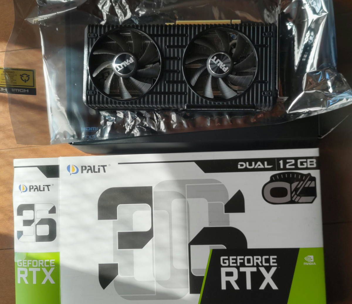 Yahoo!オークション - RTX3060 PALIT OC DUAL 12GB GDDR6