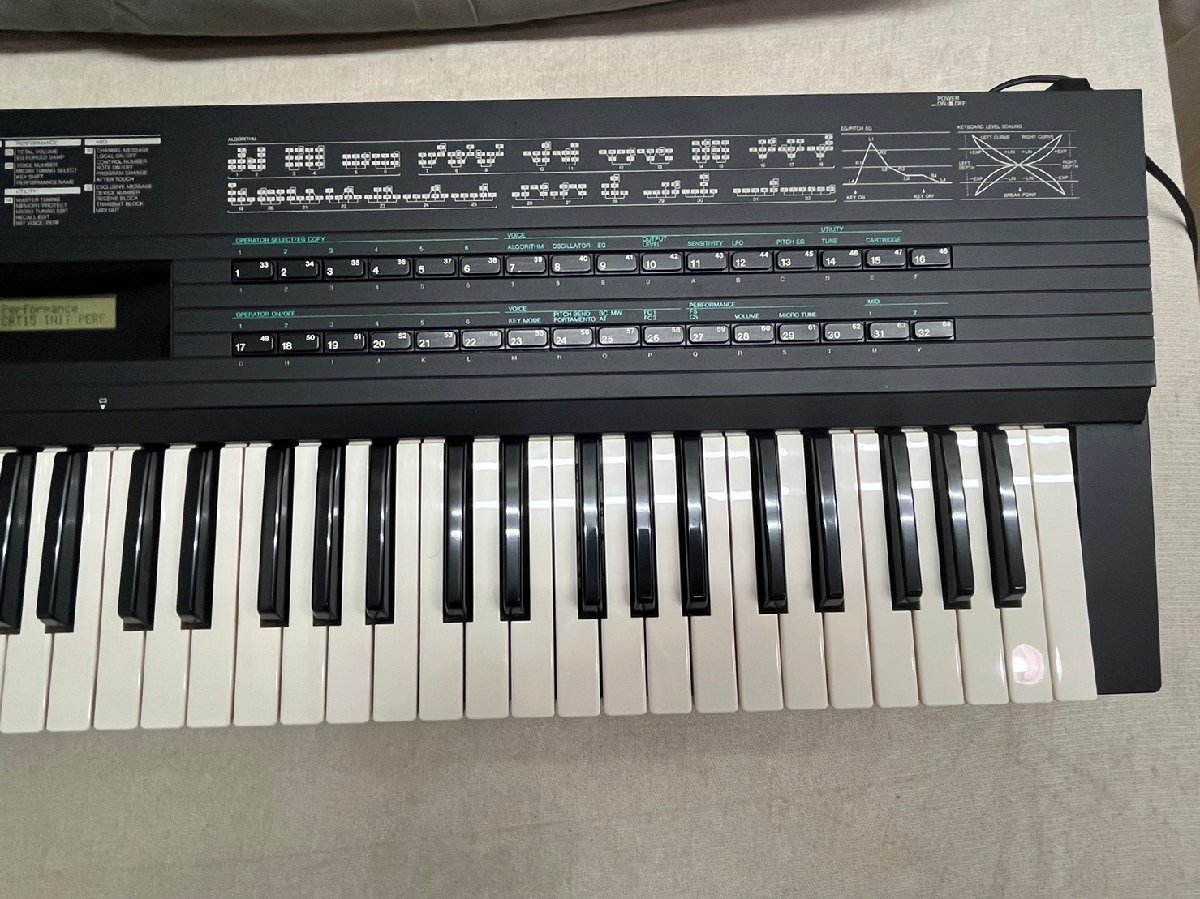 Yahoo!オークション - 凸0383 ジャンク品 楽器 シンセサイザー YAMAHA ...