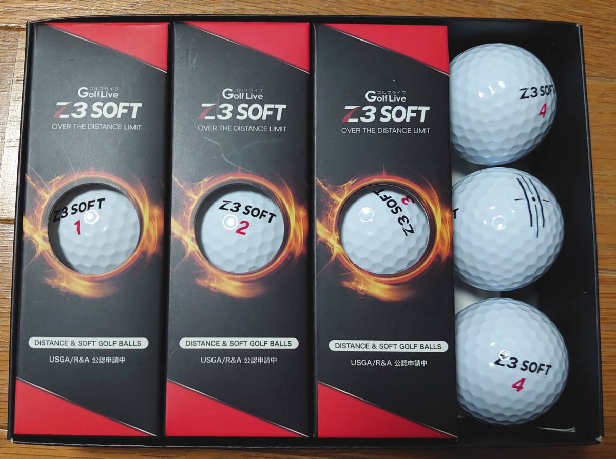 Yahoo!オークション - tovasia トバシア Z3 SOFT ゴルフボール 1ダース