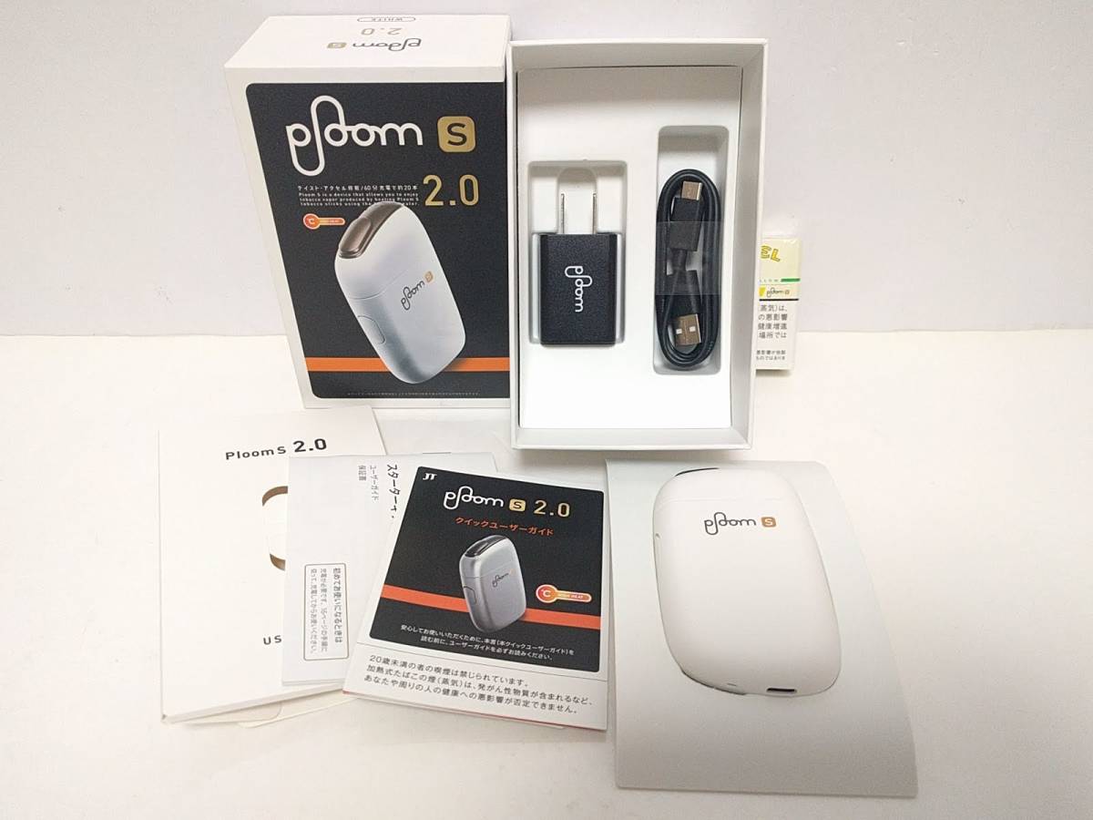極 Ploom S 2.0 スタータキット White プルームエス 2.0 ホワイト PS2(その他)｜売買されたオークション情報、yahooの商品情報をアーカイブ公開 - オークファン ...