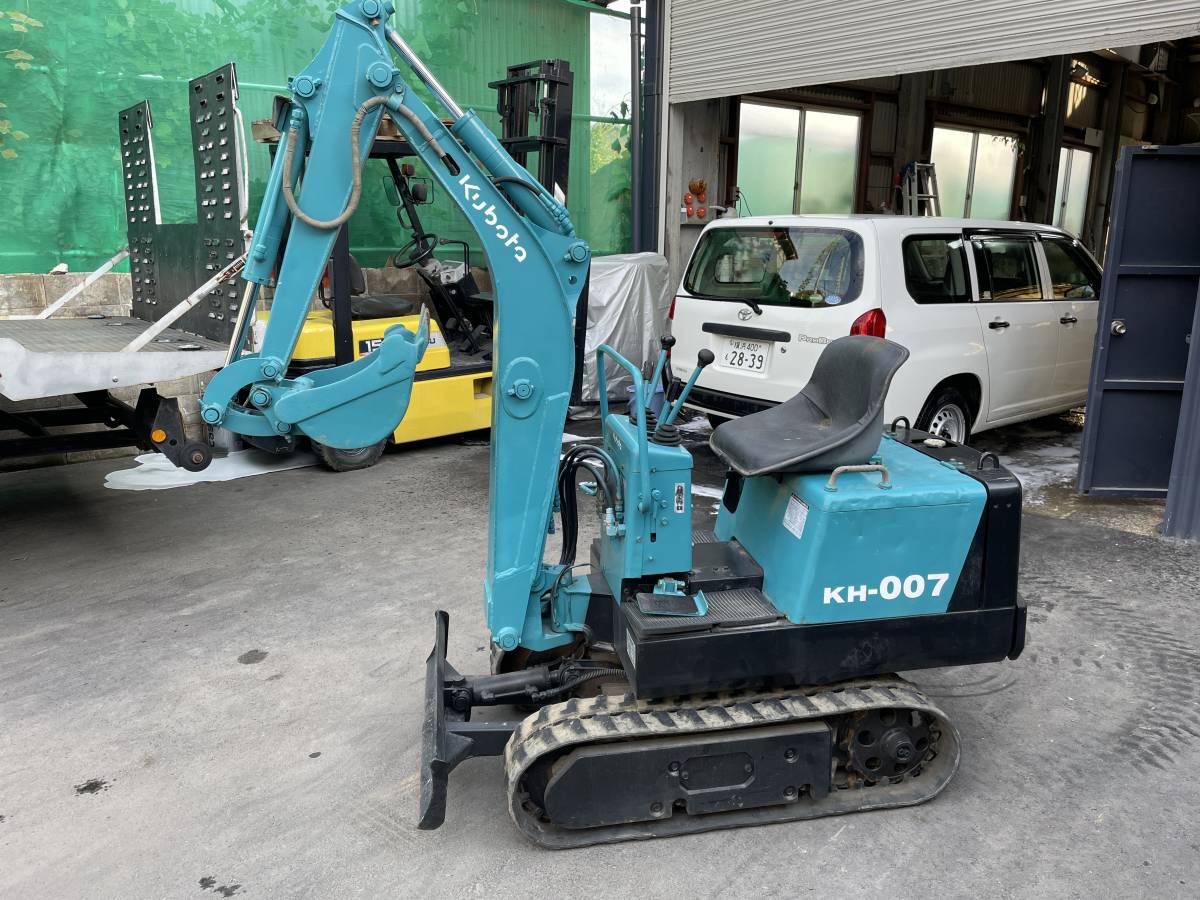 Yahoo!オークション - クボタ KH-007 ミニユンボ kubota 神奈川横須賀