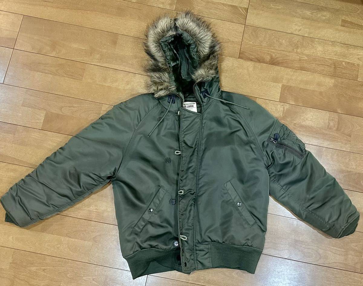 Yahoo!オークション - AVIREX フライトジャケット N-2B ミリタリージャ...