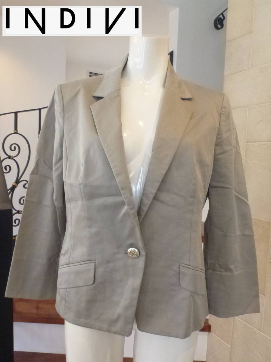 Yahoo!オークション - 3万 INDIVI インディヴィ インディビ グレー ジ...