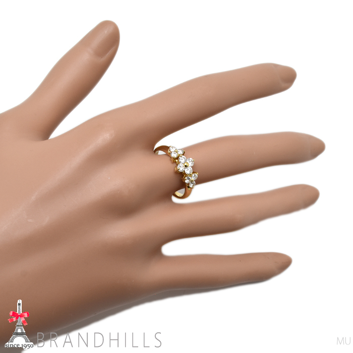 Yahoo!オークション - ダイヤモンド 0.74ct リング K18金 750YG イエロ...