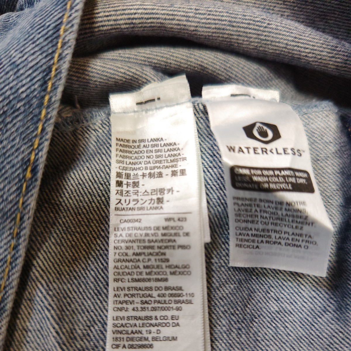 Yahoo!オークション - Levi''s Mサイズ (日本サイズはLサイズ) デニム...