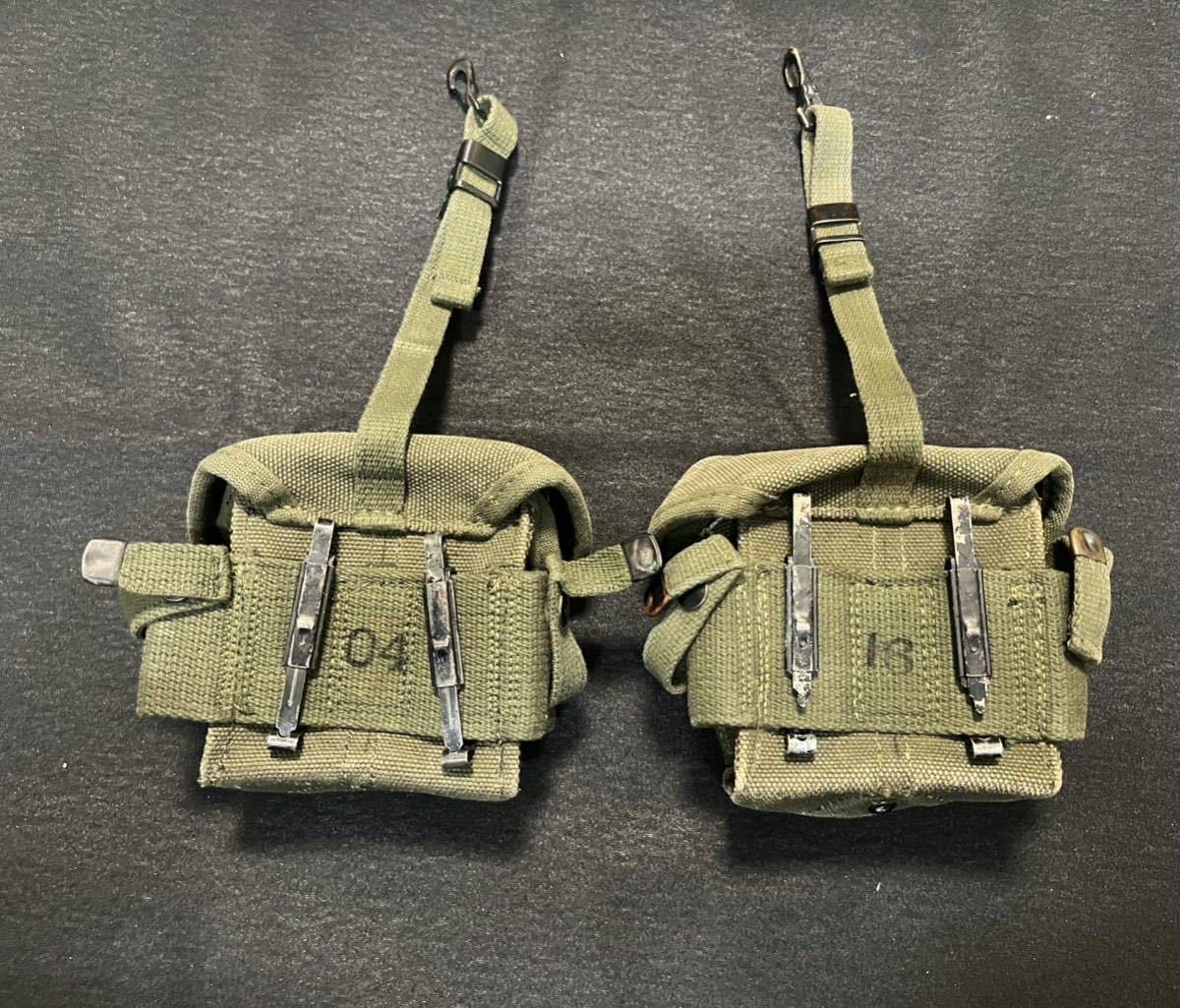Yahoo!オークション - M1956 20連マガジンポーチ セット ナム戦 米軍 ...