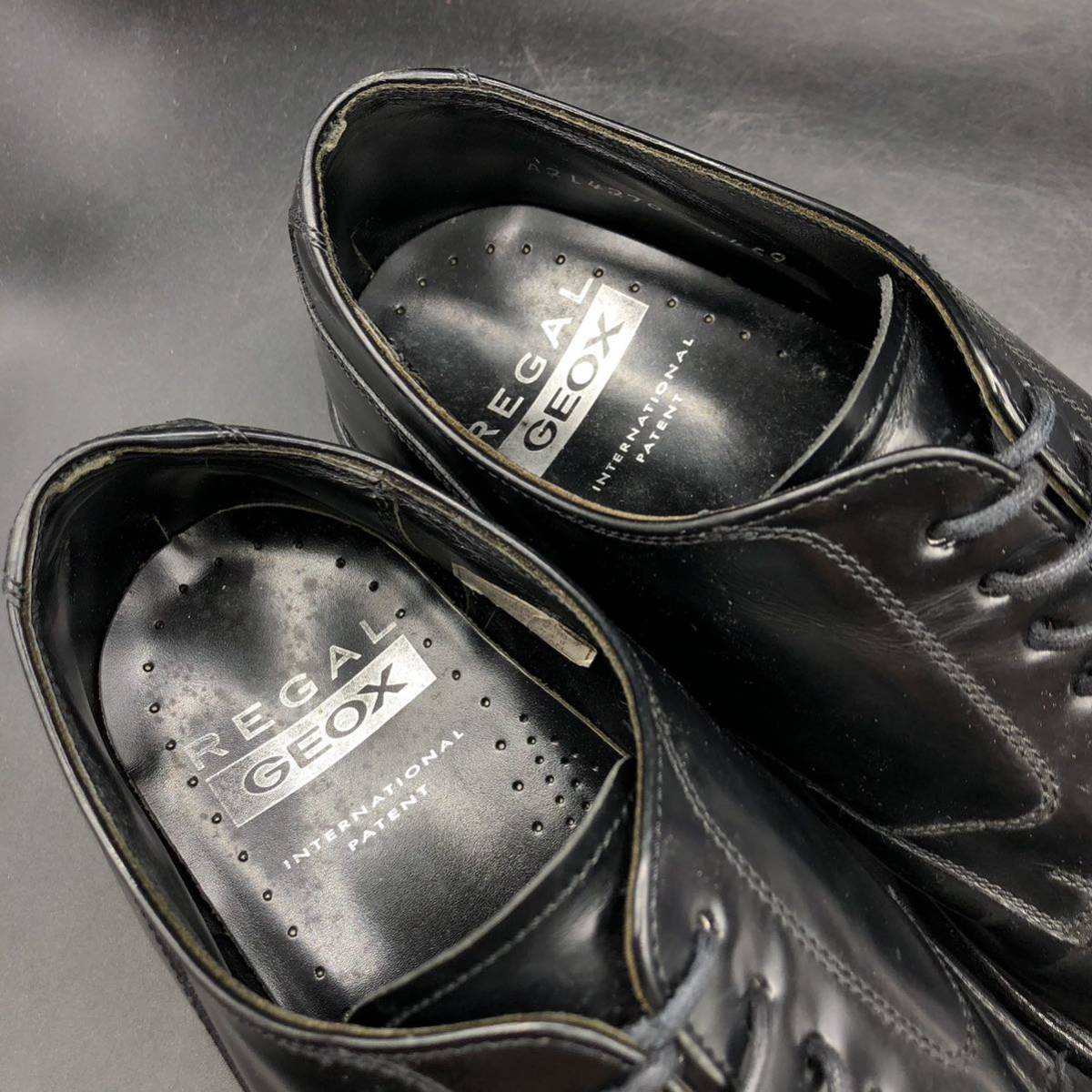 Yahoo!オークション - M1533 REGAL リーガル GEOX ジェオックス レザー...