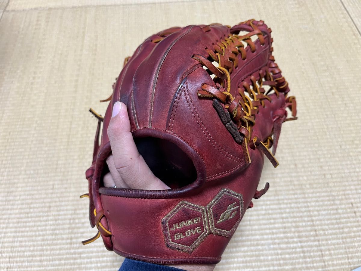 ジュンケイ 外野手用 グローブ グラブ アズキブラウン|Yahoo ジュンケイ 外野手用 グローブ グラブ アズキブラウン|Yahoo