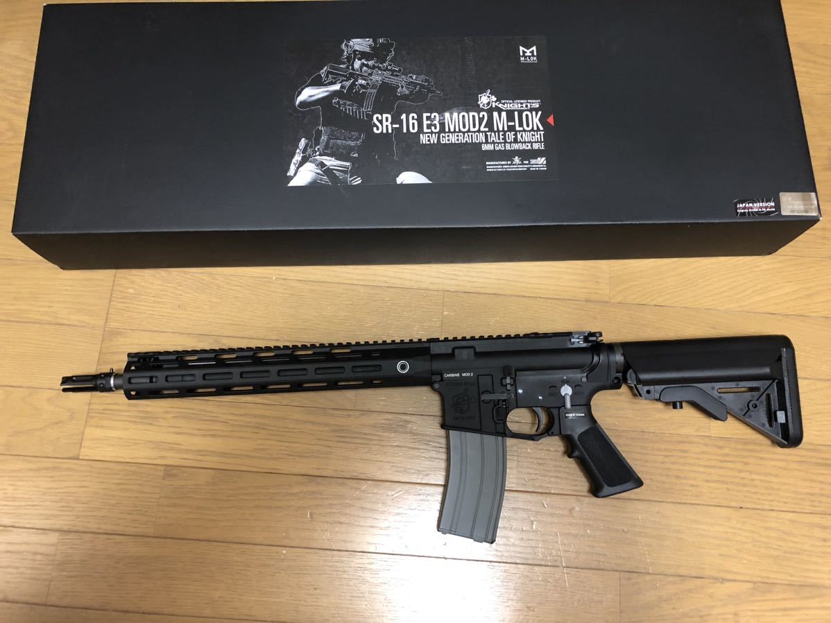 Yahoo!オークション - VFC KAC SR16 E3 GBB Mod2 V3 MLOK ガスブローバ...